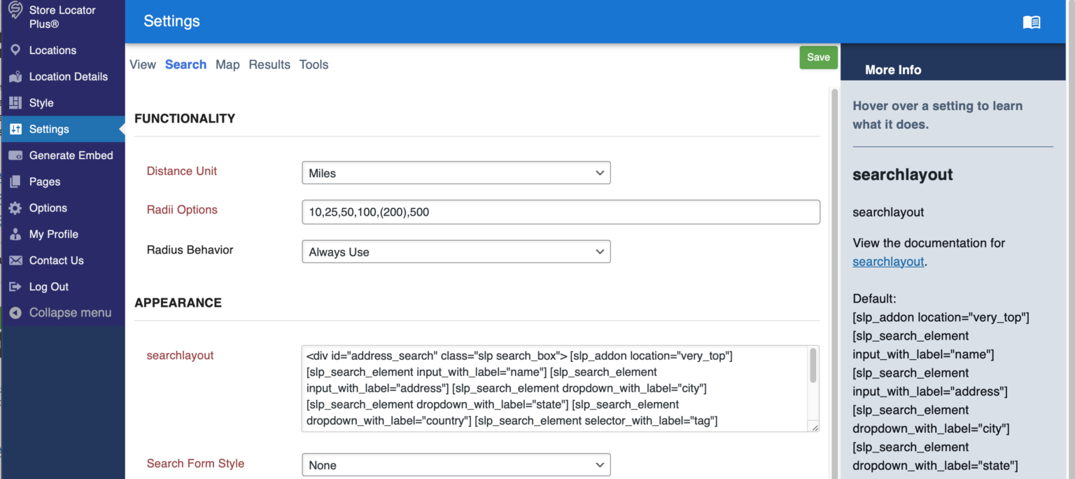 Documentation For Store Locator Plus